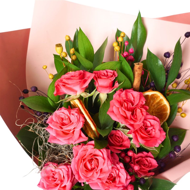 Wonderful Pink (Pembe Güller Buketi) - Heryerbitki