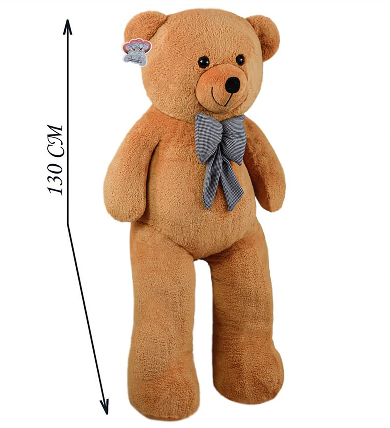 130 Cm Papyonlu Büyük Kahverengi Ayıcık