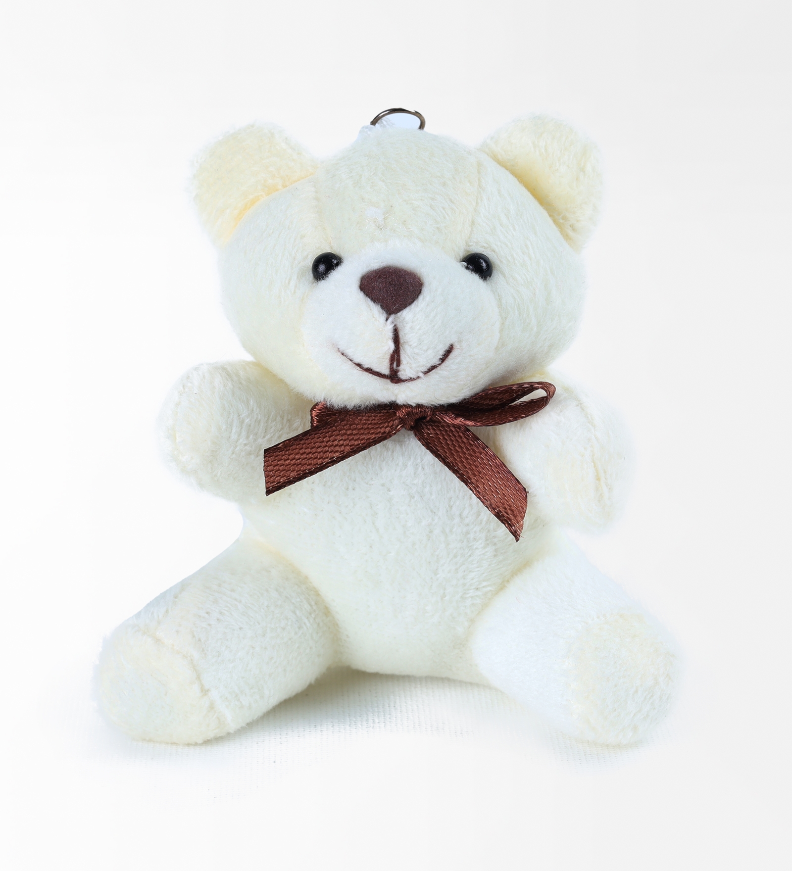 Krem Anahtarlık Ayıcık